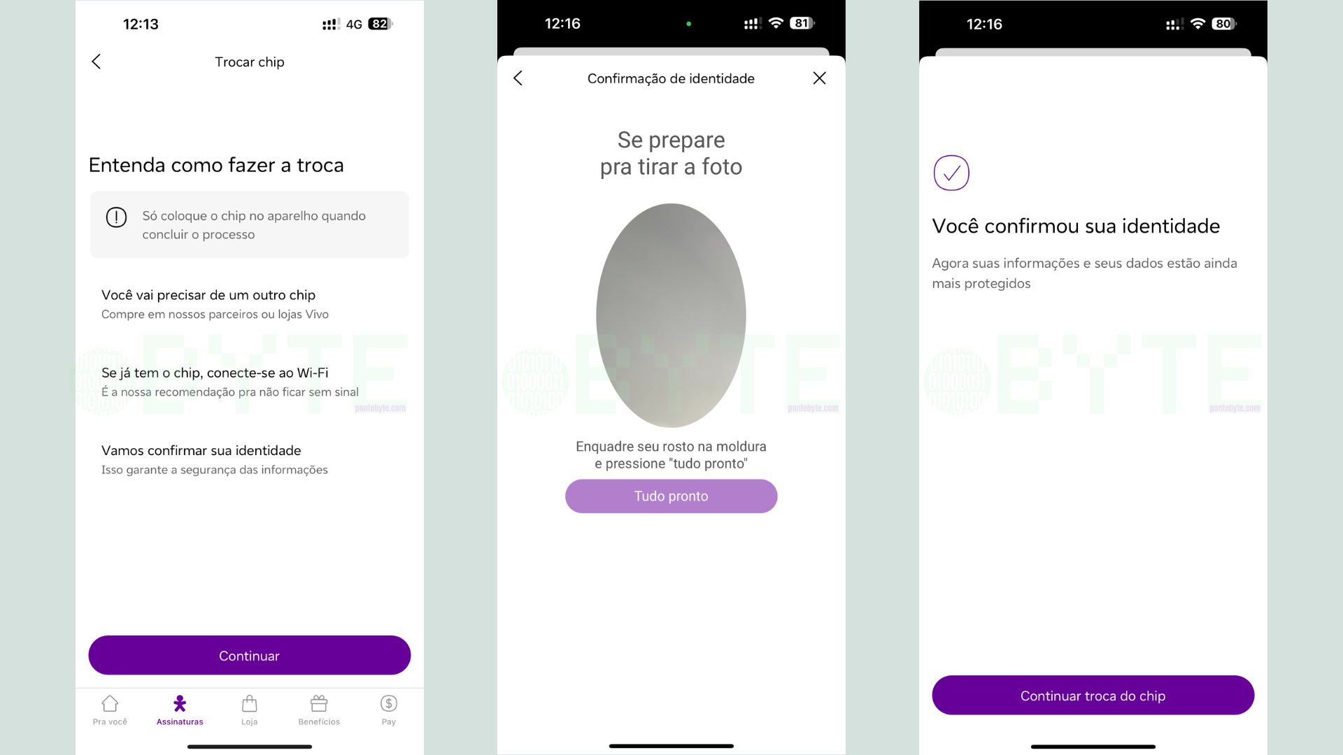Converta de eSIM para SIM Card através do app Vivo